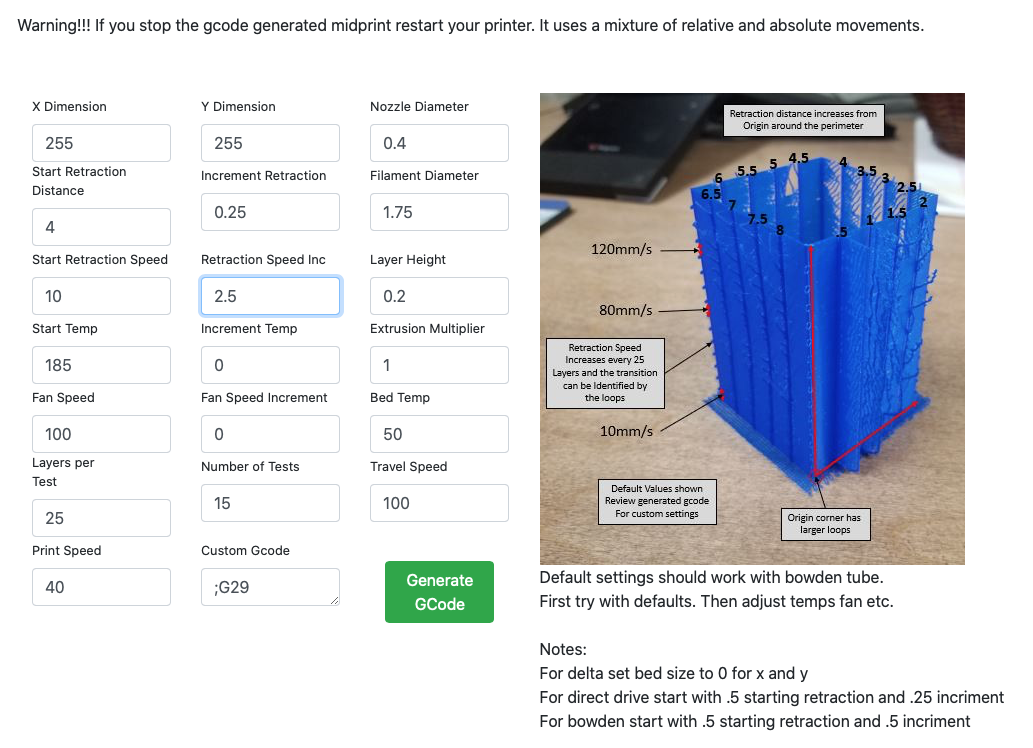 3D Printing – Retraction Calibration – www.muckypaws.com
