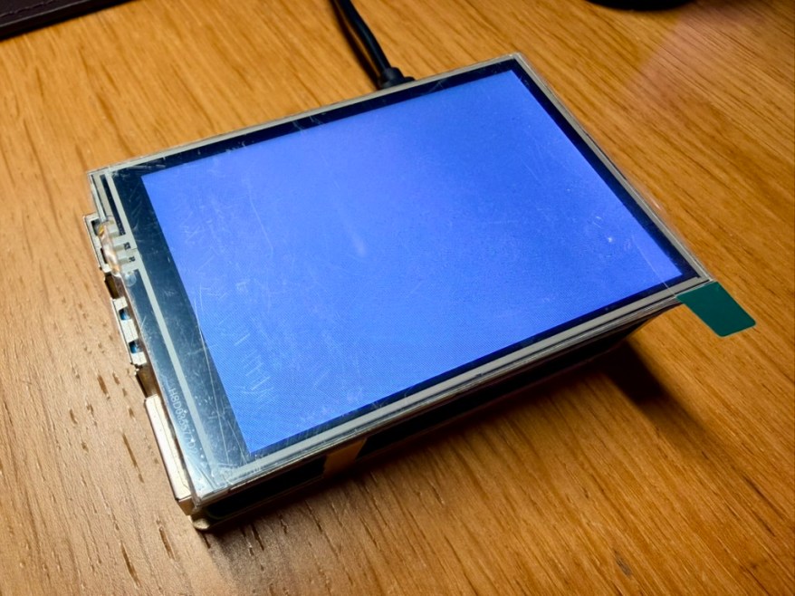 MHS35 Touchscreen LCD on Raspberry Pi – 64 Bit OS – www.muckypaws.com